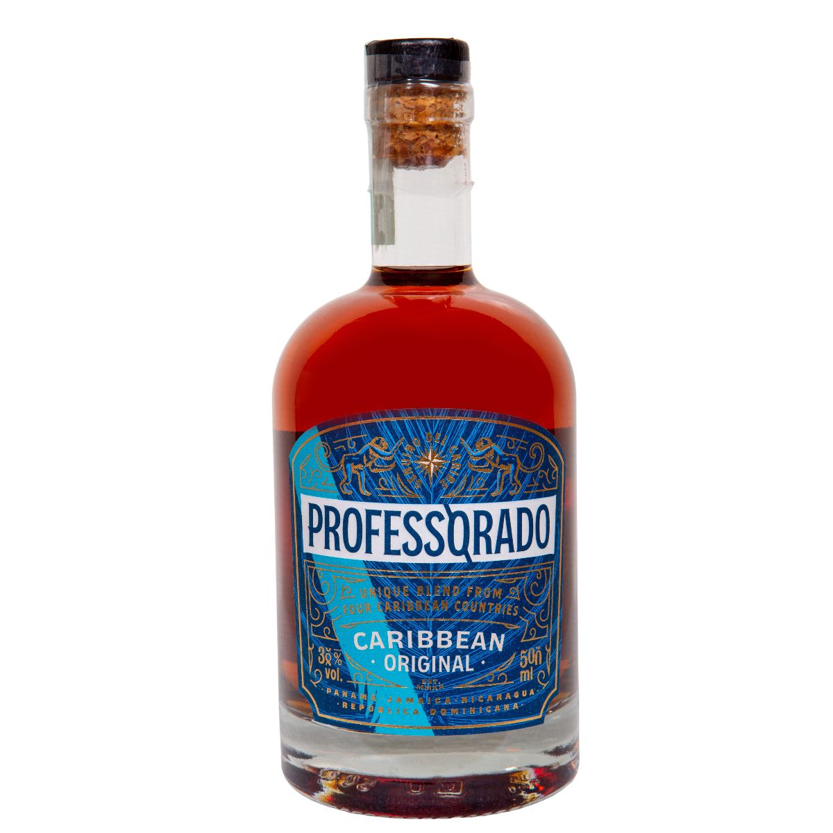 Professorado Caribbean Original rum (0,5L / 38%) - WND Italnagyker